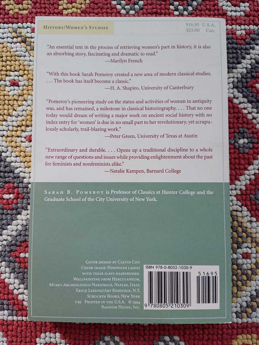 Sarah B. Pomeroy-Goddesses,Whores, Wives And Slaves-Women in Classical ...