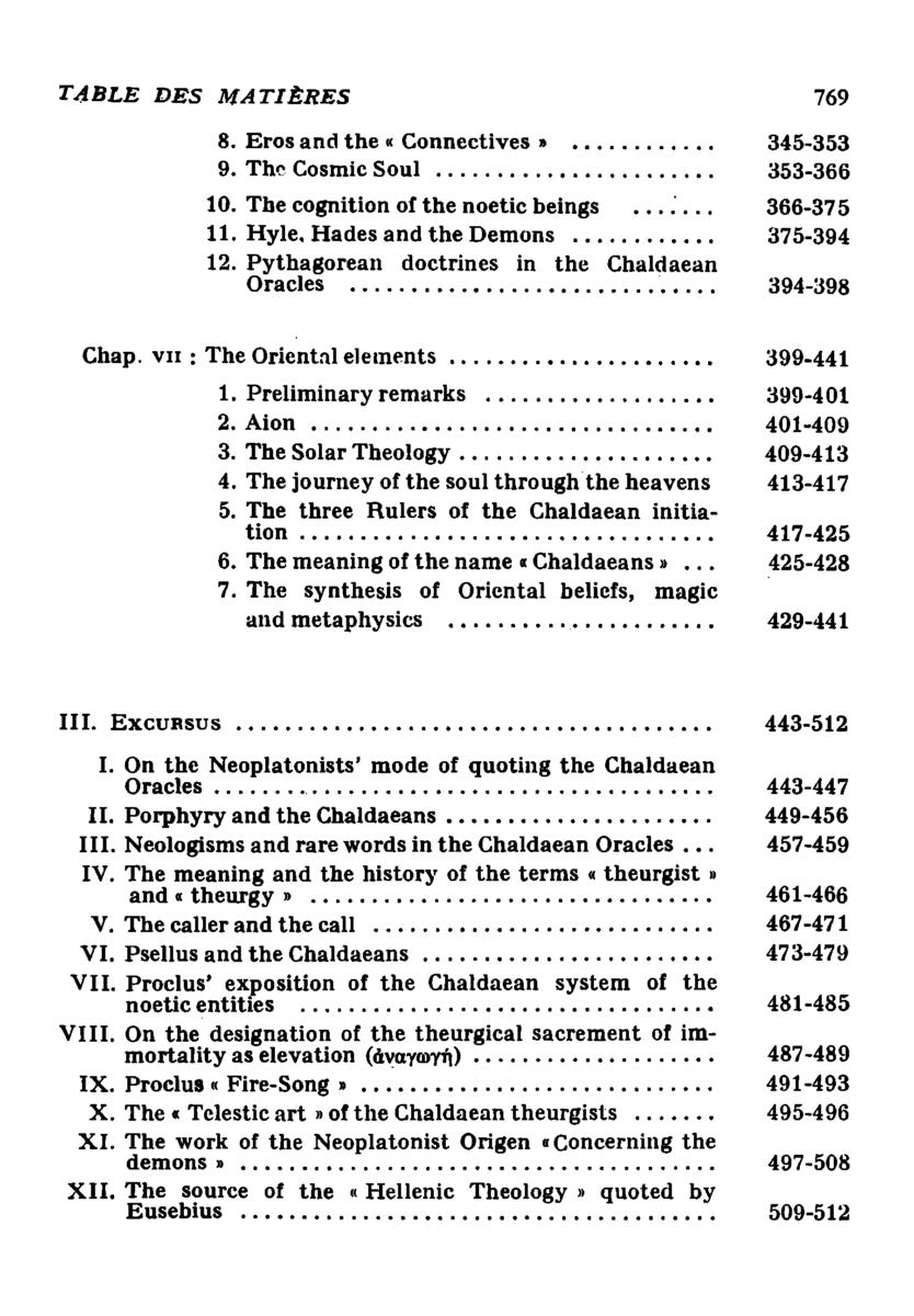 A Little Hans Yohanan Lewy Sampler - Part 1: From 'Chaldaean Oracles ...